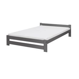 Coemo Classico Bett Massivholz Kiefer 180x200cm anthrazit