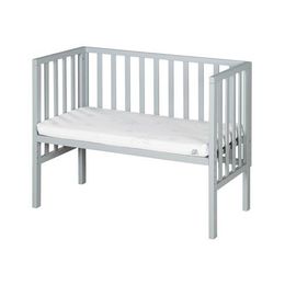 Tchibo roba 2-in-1-Beistellbett »safe asleep®« - Taupe - 100% Baumwolle