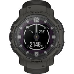 Garmin® Hybrid-Smartwatch INSTINCT® CROSSOVER SOLAR "010-02730", schwarz, 99