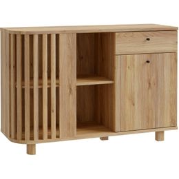 Sideboard FORTE "Ranflury" Sideboards Gr. B/H/T: 122,5 cm x 83,7 cm x 41,3 cm, 1, braun (mauvella eiche) Sideboards