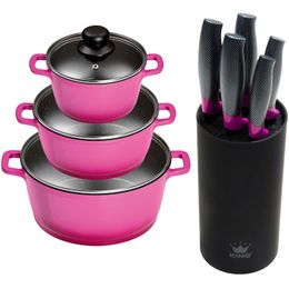 Topf-Set King "Berry" Töpfe Gr. Ø 16 cm, lila (violett) Topfsets