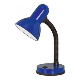 Iperbriko - Schreibtischlampe Basic Blau mit flexiblem Arm Eglo