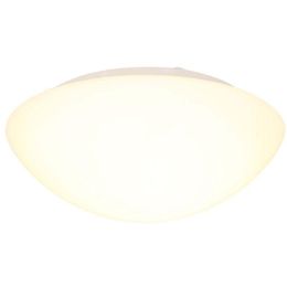 Steinhauer - Deckenlampe Deckenleuchte Küchenlampe rund led Glas Flurleuchte weiß d 25 cm