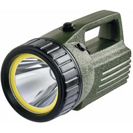 EMOS - led Akku-Handscheinwerfer mit 2 Lichtmodi inkl. Ladeadapter und Gurt, 240lm, 300m Leuchtweite, 72 St. Leuchtdauer, wasserdicht , P2308