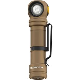 Armytek - Wizard C2 Pro Max Sand White led Taschenlampe mit Gürtelclip, mit Holster akkubetrieben 4000