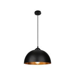 VINGO 2x LED Pendelleuchte Decken-Lampe Hängelampe Beleuchtung Hängeleuchte Design - schwarz