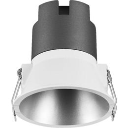 LEDVANCE - spot twist Einbau-Downlight, silber, 10W, 800lm, 840 wt, 93mm Durchmesser, kaltweiße Lichtfarbe, bis zu 90% Energieersparnis im Vergleich