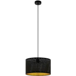 Eglo - 98312 Pendelleuchte varillas schwarz schwarz, gold Ø38cm H:110cm