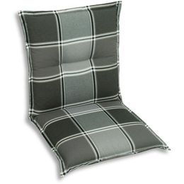 Niederlehner-Auflage 110x50x9 cm grau Sitzkissen Sitzpolster Sitzauflage - GO-DE