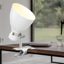 etc-shop Tisch Lampe Klemm Strahler Wohn Ess Zimmer Beleuchtung Spot Leuchte schwenkbar im Set inkl. led Leuchtmittel