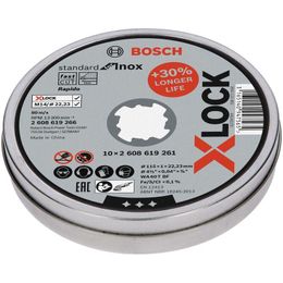 Bosch - b 10 scheiben für edelstahl x-lockmm.115x1,0