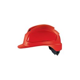 Uvex - 9772340 Schutzhelm pheos ies 9772340 rot mit Lüftungen