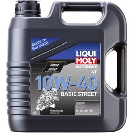 Liqui Moly - Motorbike 4T 10W-40 Basic Street 3046 Motoröl 4 l