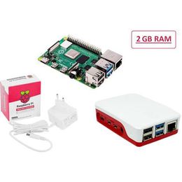 Raspberry Pi® Essentials Kit Raspberry Pi® 4 B 2 GB 4 x 1.5 GHz inkl. Netzteil, inkl. Gehäuse