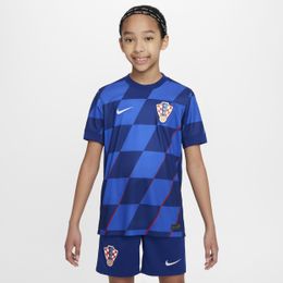 Kroatien 2024/25 Stadium Away Nike Replika-Fußballtrikot mit Dri-FIT-Technologie (ältere Kinder) - Blau