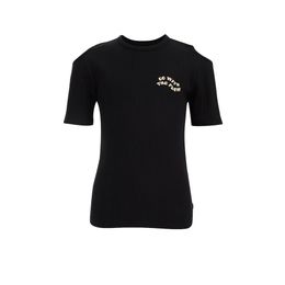 WE Fashion T-Shirt Mädchen Größe 170/176 schwarz / weiß