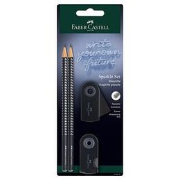 Faber-Castell Grip Sparkle Bleistift-Set B schwarz 1 Set