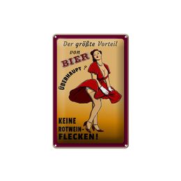 Hebold Flachmann Schild Blech 20x30cm