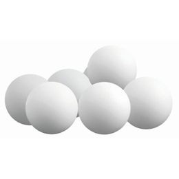 Sunflex Tischtennisball 6 Bälle Weiß 50 mm