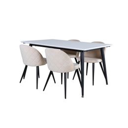 ebuy24 Essgruppe Jimmy150 Essgruppe Esstisch Ausziehbarer Tisch Län