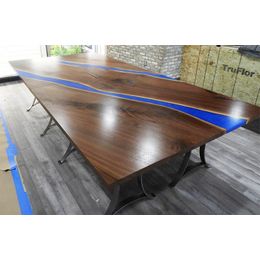 JVmoebel Esstisch, Holz Tisch Esszimmer Epoxy Resin Möbel Konferenztisch Epoxid