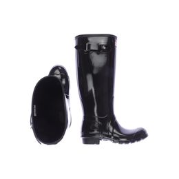 Hunter Damen Stiefel, schwarz