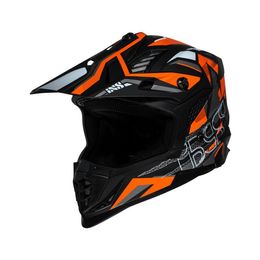 iXS Motorradhelm iXS 363 2.0 Motocrosshelm matt schwarz / orange / anthrazit 2XL