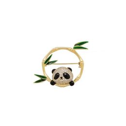 MayTree Brosche "Pandabär mit Bambus" (Stück)