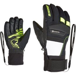 Ziener Skihandschuhe GIL GTX Gore active glove ski alpin black.poison yellow