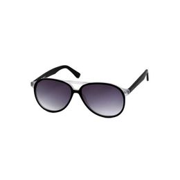 Bench. Sonnenbrille Herren-Sonnenbrille, Vollrand, Pilotenform, schwarz