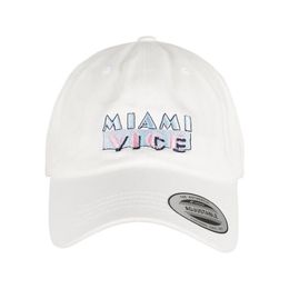 Merchcode Snapback Cap Merchcode Unisex Miami Vice Logo Dad Cap, weiß