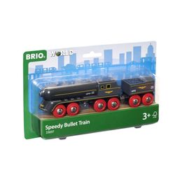 Brio® Spielzeugeisenbahn-Lokomotive World Eisenbahn Zug Schwarzer Kugelblitz + Kohlentender 2 Teile 33697
