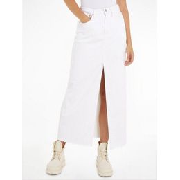 Tommy Jeans Jeansrock CLAIRE HGH MAXI SKIRT BH6192 Webrock im 5-Pocket-Style, beige