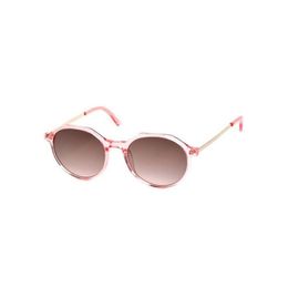 Bench. Sonnenbrille Damen-Sonnenbrille, Pantoform, Vollrand, Materialmix, rosa