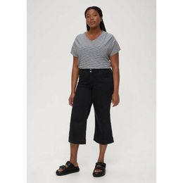 TRIANGLE Stoffhose Jeans-Culotte / Regular Fit / Mid Rise / Wide Leg