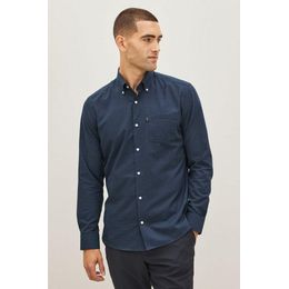 next Langarmhemd Bügelleichtes Slim Fit Button-down-Oxfordhemd (1-tlg)