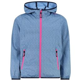 CMP - Girl's Jacket Fix Hood LT Softshell - Softshelljacke Gr 104 blau