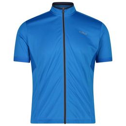 CMP - Bike T-Shirt Jacquard Fullzip - Radtrikot Gr 48 blau