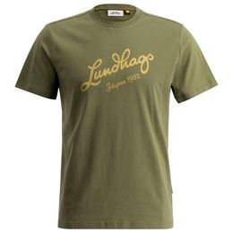 Lundhags - Järpen Logo T-Shirt - T-Shirt Gr M oliv
