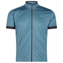 CMP - Bike T-Shirt Jacquard Fullzip - Radtrikot Gr 50 türkis