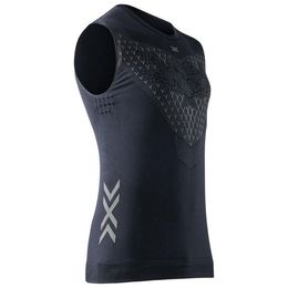 X-Bionic - Twyce Run Singlet - Laufshirt Gr S schwarz/blau