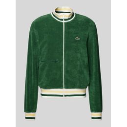 Lacoste Sweatjacke mit Label-Detail