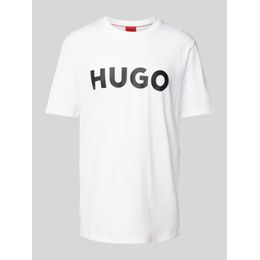 Hugo T-Shirt mit Label-Schriftzug Modell 'DULIVIO'