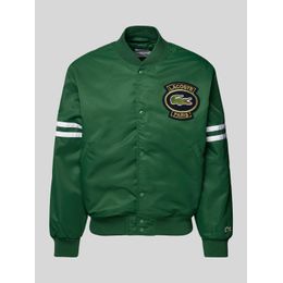 Lacoste Bomberjacke mit Label-Badges