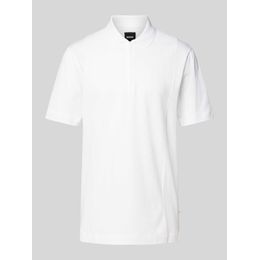 BOSS Slim Fit Poloshirt mit Reißverschluss