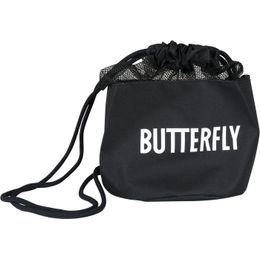 Butterfly Turnbeutel SPORT BAG Tischtennisballtasche für Zubehör, Bälle, Schläger, schwarz