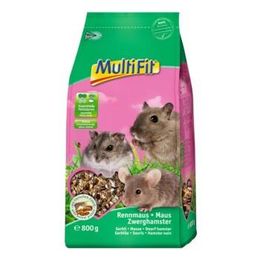 MultiFit Nagerfutter für Maus, Rennmaus und Zwerghamster 800 g