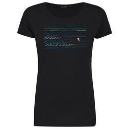 Greenbomb - Women's Nature Pen Surf Loves - T-Shirts - T-Shirt Gr XS schwarz