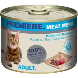 Premiere Meat Menu Adult Thunfisch & Huhn 6x200 g