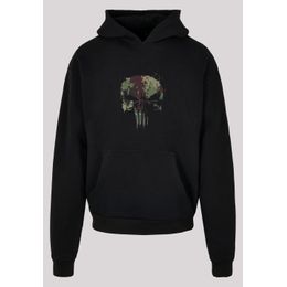 Sweater F4NT4STIC "Herren Marvel Punisher TV Camo Skull with Ultra Heavy Hoody" Gr. L, schwarz (black) Herren Sweatshirts